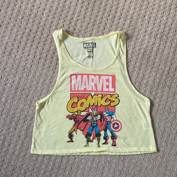 Marvel | Tops | Marvel Crop Tank Top | Poshmark